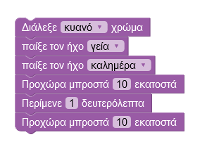 Fossbot - Για το Δημοτικό: 2γ_Πώς συμπεριφέρεται το ρομπότ Fossbot;