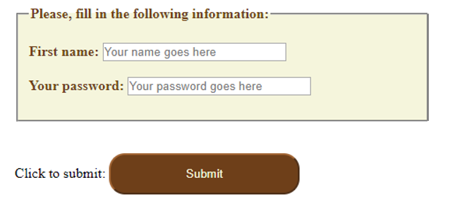  9 2 CSS The Input type submit 