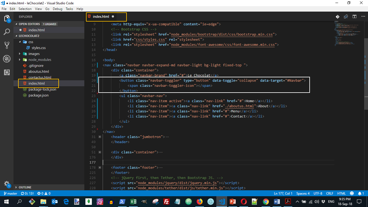 Submodule 4 1 Navigation Icons Creating A Responsive Navigation Bar